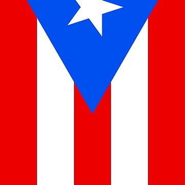 Lámina rígida for Sale con la obra «Bandera de Puerto Rico Vertical» de ...