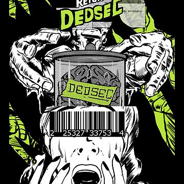 "Dedsec Shirt Design 1 " Sticker for Sale by JordaneKoch | Redbubble