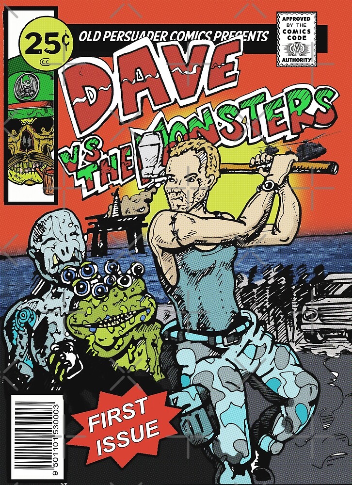 "Dave Vs The Monsters " by silentlyrob668 | Redbubble