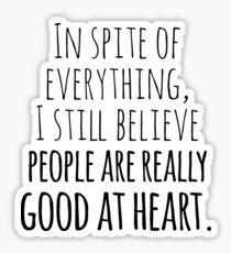 Anne Frank Stickers | Redbubble