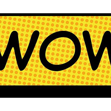 "Wow - Comic Spider-Verse Textbox" Sticker for Sale by SimByNature ...