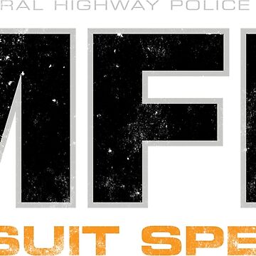 "Mad Max MFP Pursuit Special" Sticker for Sale by dreadpyrat | Redbubble