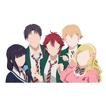 "Tomo-chan wa Onnanoko! Minimalist Design" Sticker for Sale by John ...