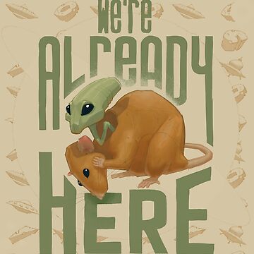 "Rat Alien" Sticker for Sale by Lucas Yuri Ribeiro | Redbubble