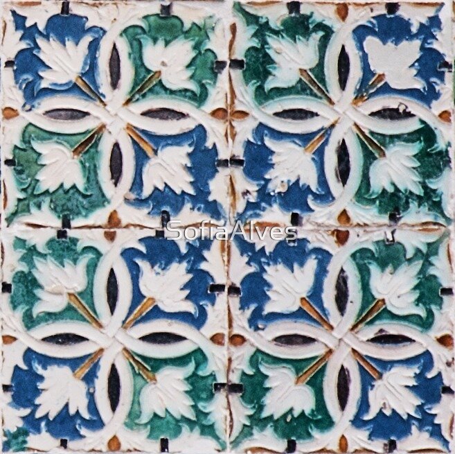 "Mudejar Style Tile Pattern" by SofiaAlves | Redbubble