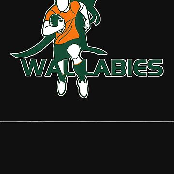 "Aussies Wallabies Australia Rugby Team" Sticker for Sale by ...