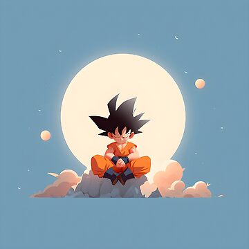 "Goku Meditating " Sticker for Sale by ARTficiallyAnon | Redbubble