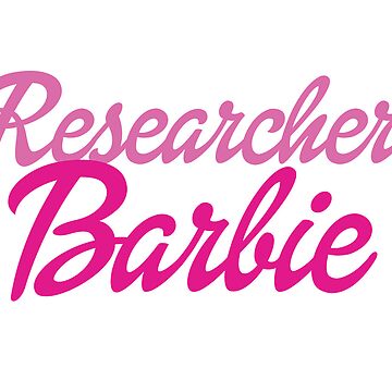 "Researcher Barbie" Sticker for Sale by shirasilver | Redbubble