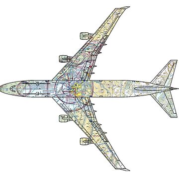 "B747-400 PANC / Anchorage VFR Background" Sticker for Sale by B747 ...