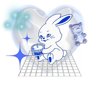 "New Jeans Bunny Logo" Sticker for Sale by jojobeebo | Redbubble