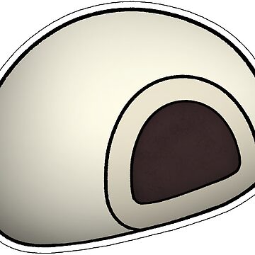 "Red Bean Mochi Sticker" Sticker for Sale by flawlessstriker | Redbubble