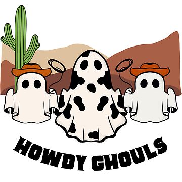 "Country Ghosts" Sticker for Sale by WrangledandCo | Redbubble