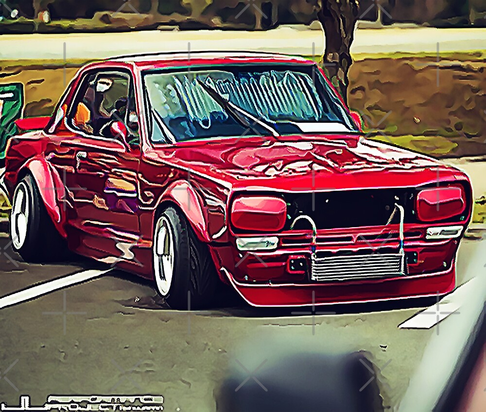 "Kyusha style Nissan Skyline GT-R Hakosuka" by leen12 | Redbubble
