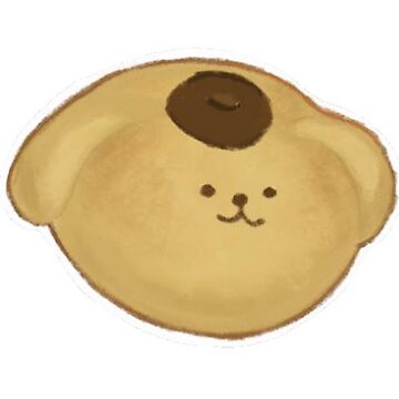 "Sanrio Purin (dog) Cute Baked Bun" Sticker for Sale by moosielle ...