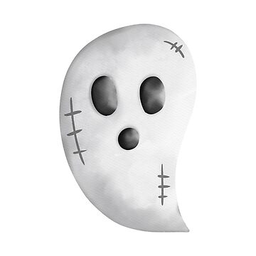 "Halloween Spooky Dooky Surprised Ghost" Sticker for Sale by ...