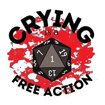"Crying is a free action Dungeon Daddy shirt, DnD Shirt, DnD Hawaiian ...