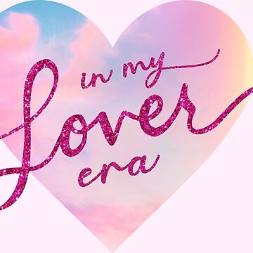 "In my Lover era with heart" Poster for Sale by FundayNation | Redbubble