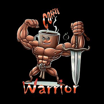 "coffee warrior." Essential T-Shirt for Sale by stopamoment | Redbubble