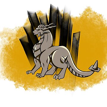 "Stone Construction Dragon" Art Board Print for Sale by galaxy-dragon ...