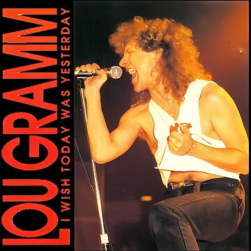 "Lou Gramm Louis Andrew Grammatico" Poster for Sale by ArtChicAngel ...