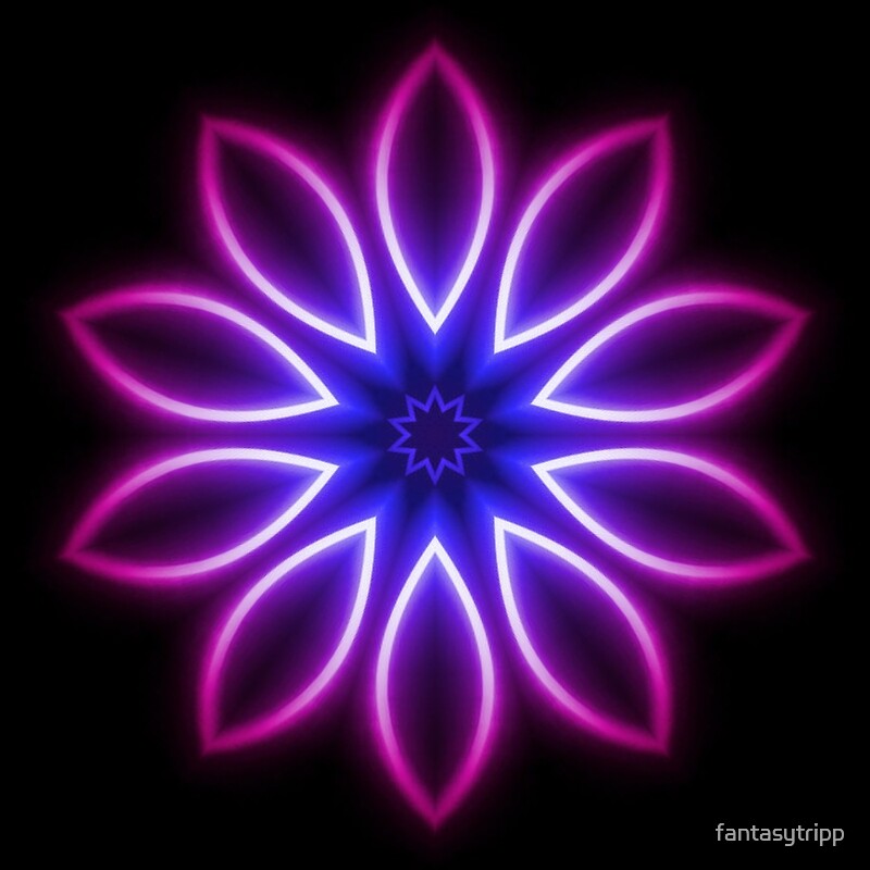 "Purple Glow Pattern" by fantasytripp | Redbubble