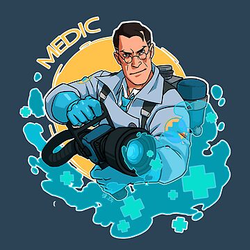 "Team Fortress 2 - BLU Team Medic" Sticker for Sale by keepo | Redbubble