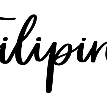 "Filipino - Folder/Binder" Sticker for Sale by RT-Lettering | Redbubble
