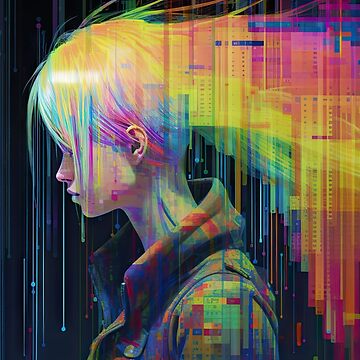 "She's Using A Sandevistan! - Cyberpunk Retro Anime Art" Canvas Print ...