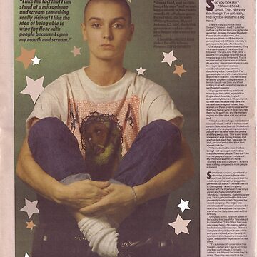 "Vintage Magazine Sinead Oconnor " Sticker for Sale by cdaig13 | Redbubble