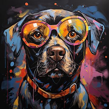 "Artsy Dog Wall Art" Essential T-Shirt for Sale by CraftyPets | Redbubble