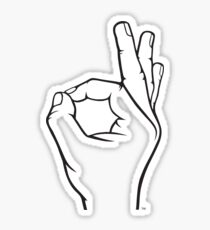 Ok Sign Stickers | Redbubble