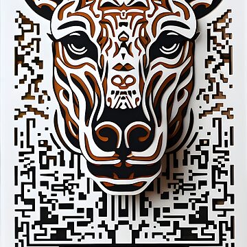 "Rick Roll QR Code Goat Face" Sticker for Sale by AnuStudios | Redbubble