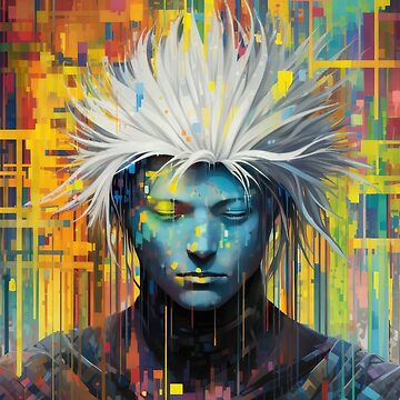 "Summon The Rogue AI - Cyberpunk Art | Retro Anime Aesthetic" Canvas ...