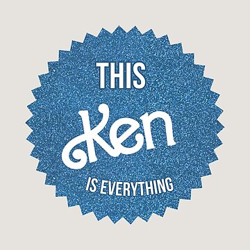 "This Ken is ....- Barbie Blue" Sticker for Sale by NomfundoK | Redbubble