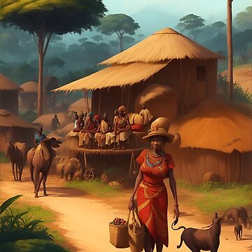 "Africa 3 - Congo" Sticker for Sale by AncientChamber | Redbubble