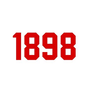 "1898 Bilbao Red 2" Sticker for Sale by VRedBaller | Redbubble