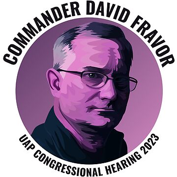 "Commander David Fravor - UAP Hearing" Sticker for Sale by Otherworld ...