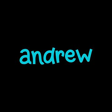"Andrew, Funny Cool Best color art" Sticker for Sale by artdragongift ...