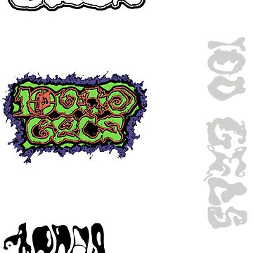 "100 gecs sticker pack 3" Sticker for Sale by SarahLovesBands | Redbubble