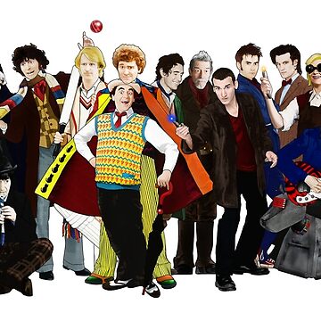 "The 16 Doctors" Poster for Sale by ChrisOfFenric | Redbubble