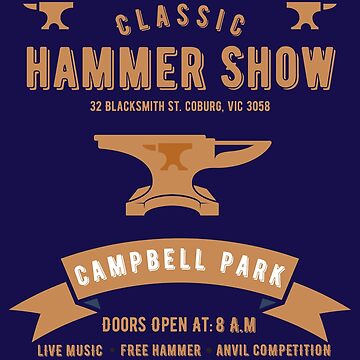 "anvil hammer 2 " Sticker for Sale by Bert Englefield | Redbubble