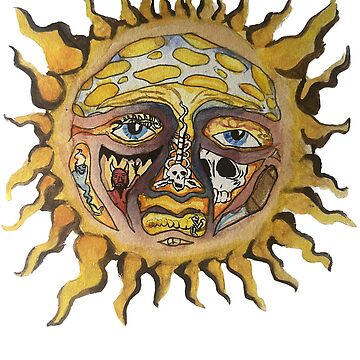 "Sublime sun" Sticker for Sale by jadedrawss | Redbubble