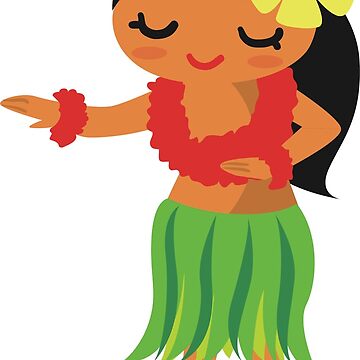 "Cute Hula Dancer Hawaii " Photographic Print for Sale by ...