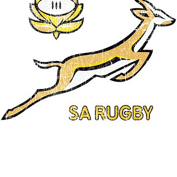 "SA Rugby - Vintage Springbok logo " Sticker for Sale by ...