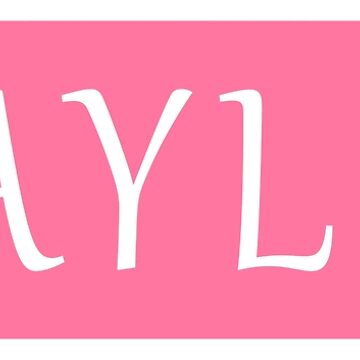 "Kaylin Name" Sticker for Sale by jeallan | Redbubble