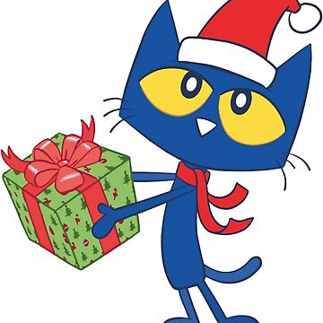 "Pete the cat celebrate christmas" Sticker for Sale by AlmetaAcevedo ...