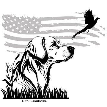 "Golden Retriever Hunting" Sticker for Sale by No-Z-DogDesigns | Redbubble