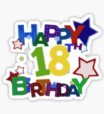 18th Birthday Stickers | Redbubble