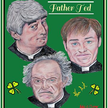 "Father Ted Fan Art" Sticker for Sale by Rachel Quirey | Redbubble