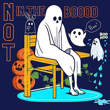 "Halloween Ghost, Sad Ghost Halloween pumpkin boo hoo crying ghost ...